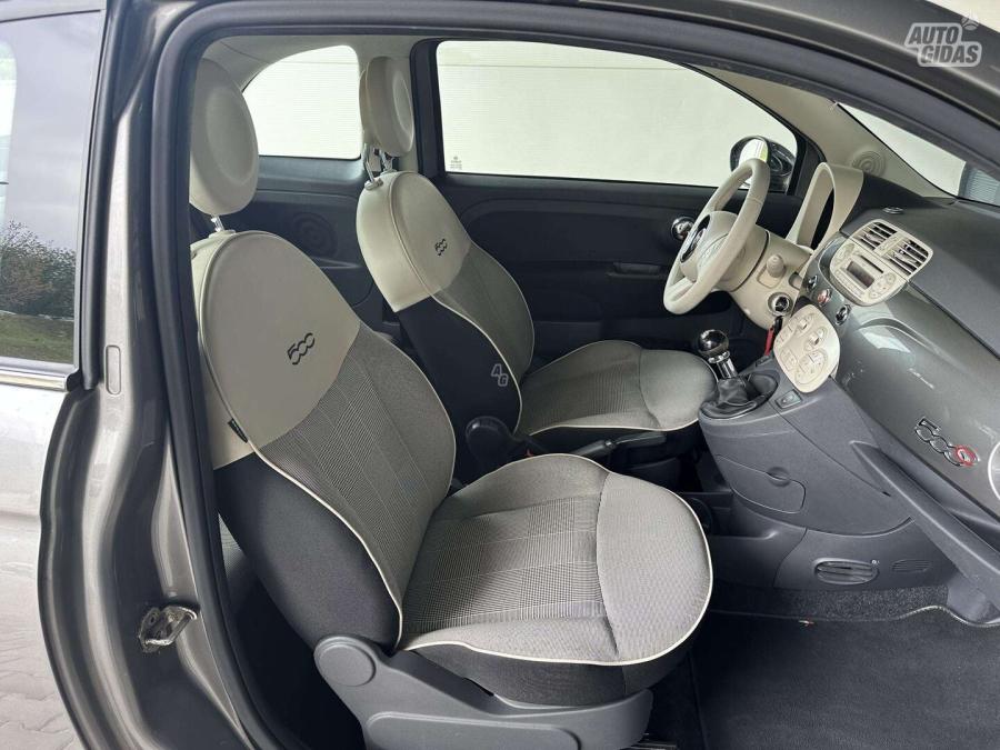 Fiat 500 2014 Viļņa, ar dzinēja tilpumu 1.20 L un nobraukumu 146 tūkst. km par 6940 €, foto 29 vietnē AUTOMOTO.COM.LV