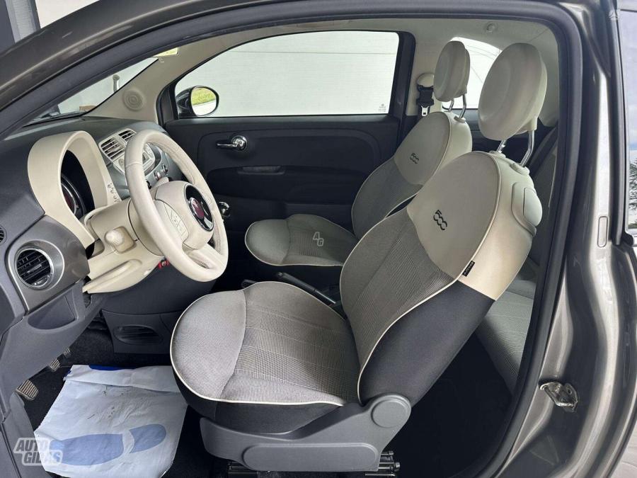 Fiat 500 2014 Viļņa, ar dzinēja tilpumu 1.20 L un nobraukumu 146 tūkst. km par 6940 €, foto 31 vietnē AUTOMOTO.COM.LV