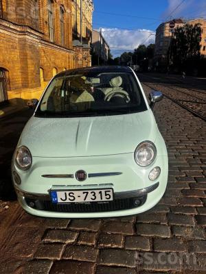 Zaļš Fiat 500 2014 Rīga, ar dzinēja tilpumu 1.20 L un nobraukumu 113 tūkst. km par 5200 €, foto  vietnē AUTOMOTO.COM.LV