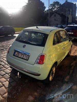 Green Fiat 500 2014 in Riga, with an engine capacity of 1.20 L and mileage of 113 thousand km for 5200 €, photo 3 on AUTOMOTO.COM.LV