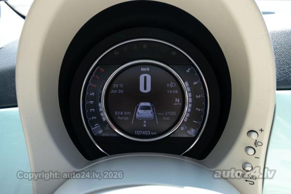 Зеленый Фиат 500 2015 в Таллин, объемом двигателя 1.20 л и пробегом 108 тыс. км за 8900 €, фото 10 на AUTOMOTO.COM.LV