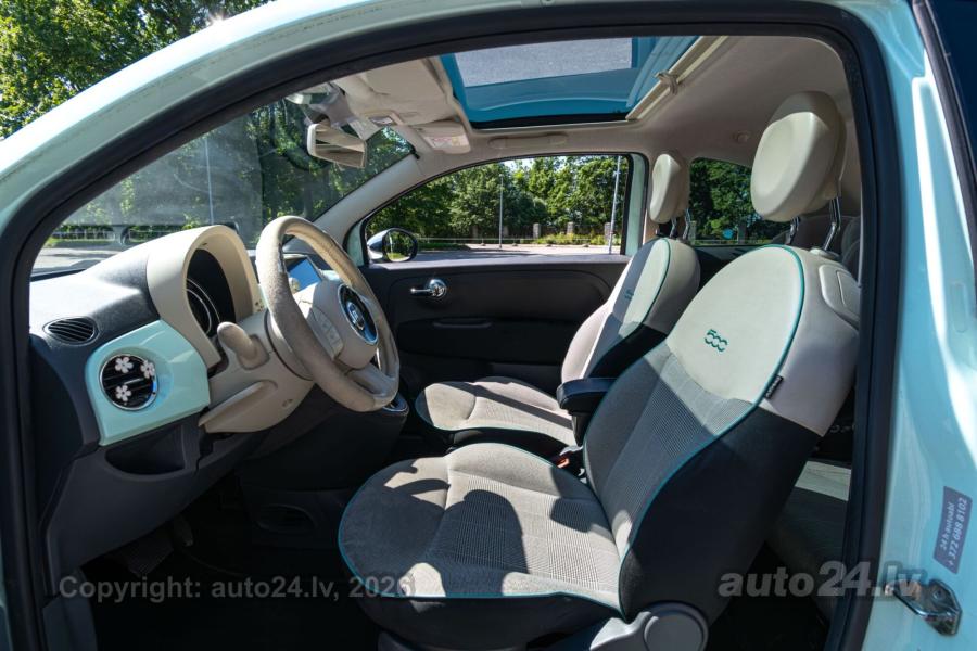 Zaļš Fiat 500 2015 Tallina, ar dzinēja tilpumu 1.20 L un nobraukumu 108 tūkst. km par 8900 €, foto 13 vietnē AUTOMOTO.COM.LV