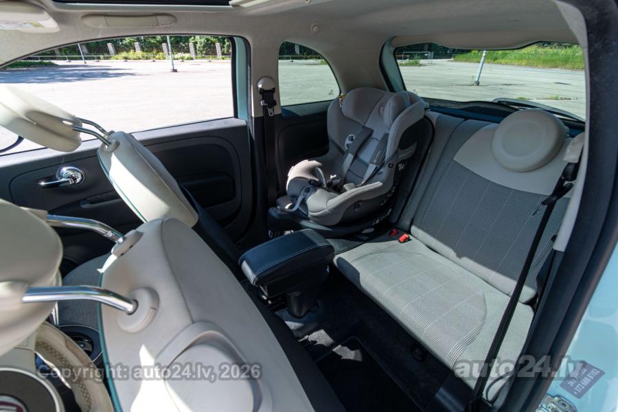 Zaļš Fiat 500 2015 Tallina, ar dzinēja tilpumu 1.20 L un nobraukumu 108 tūkst. km par 8900 €, foto 14 vietnē AUTOMOTO.COM.LV