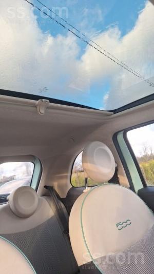 Zaļš Fiat 500 2015 Rīga, ar dzinēja tilpumu 1.20 L un nobraukumu 132 tūkst. km par 7400 €, foto 7 vietnē AUTOMOTO.COM.LV