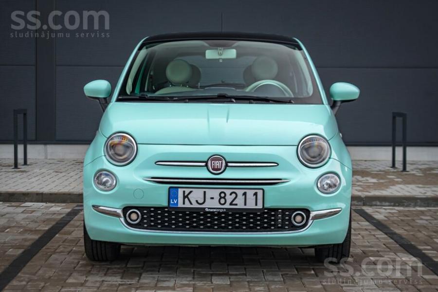 Green Fiat 500 2016 in Riga, with an engine capacity of 1.20 L and mileage of 156 thousand km for 5990 €, photo 3 on AUTOMOTO.COM.LV