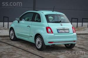 Green Fiat 500 2016 in Riga, with an engine capacity of 1.20 L and mileage of 156 thousand km for 5990 €, photo 7 on AUTOMOTO.COM.LV