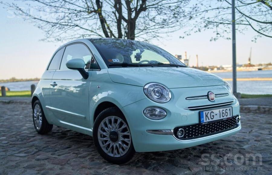 Zaļš Fiat 500 2016 Rīga, ar dzinēja tilpumu 1.20 L un nobraukumu 98 tūkst. km par 8500 €, foto 6 vietnē AUTOMOTO.COM.LV