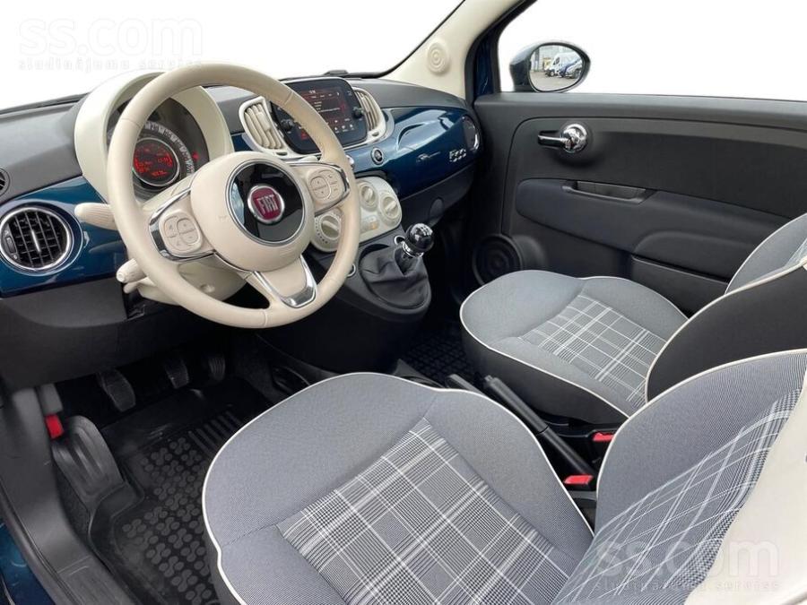 Zaļš Fiat 500 2021 Rīga, ar dzinēja tilpumu 1.20 L un nobraukumu 47 tūkst. km par 8990 €, foto 6 vietnē AUTOMOTO.COM.LV
