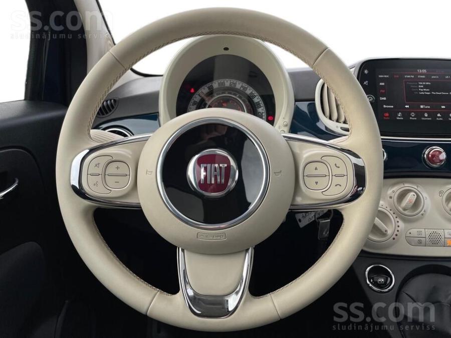 Zaļš Fiat 500 2021 Rīga, ar dzinēja tilpumu 1.20 L un nobraukumu 47 tūkst. km par 8990 €, foto 12 vietnē AUTOMOTO.COM.LV