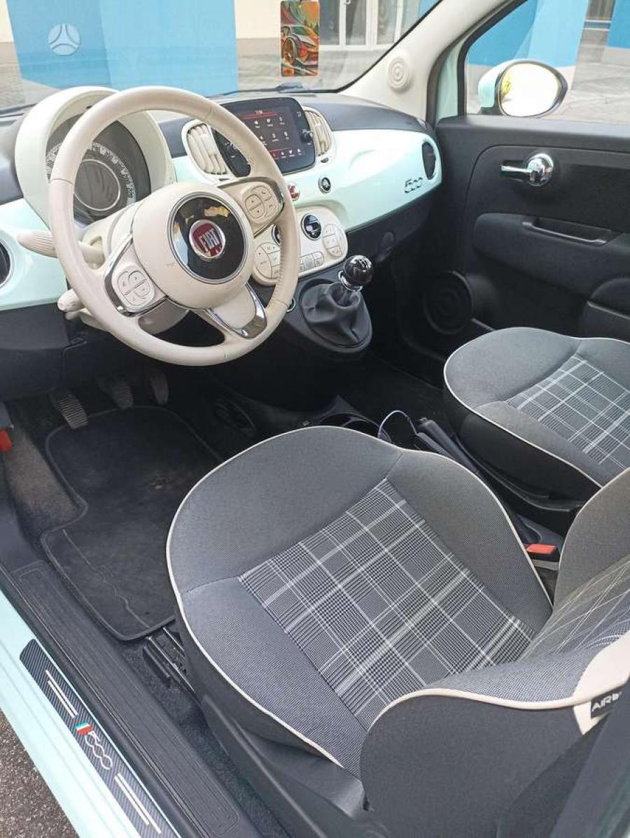 Zaļš Fiat 500 2021 Viļņa, ar dzinēja tilpumu 1.00 L un nobraukumu 71 tūkst. km par 7000 €, foto 10 vietnē AUTOMOTO.COM.LV