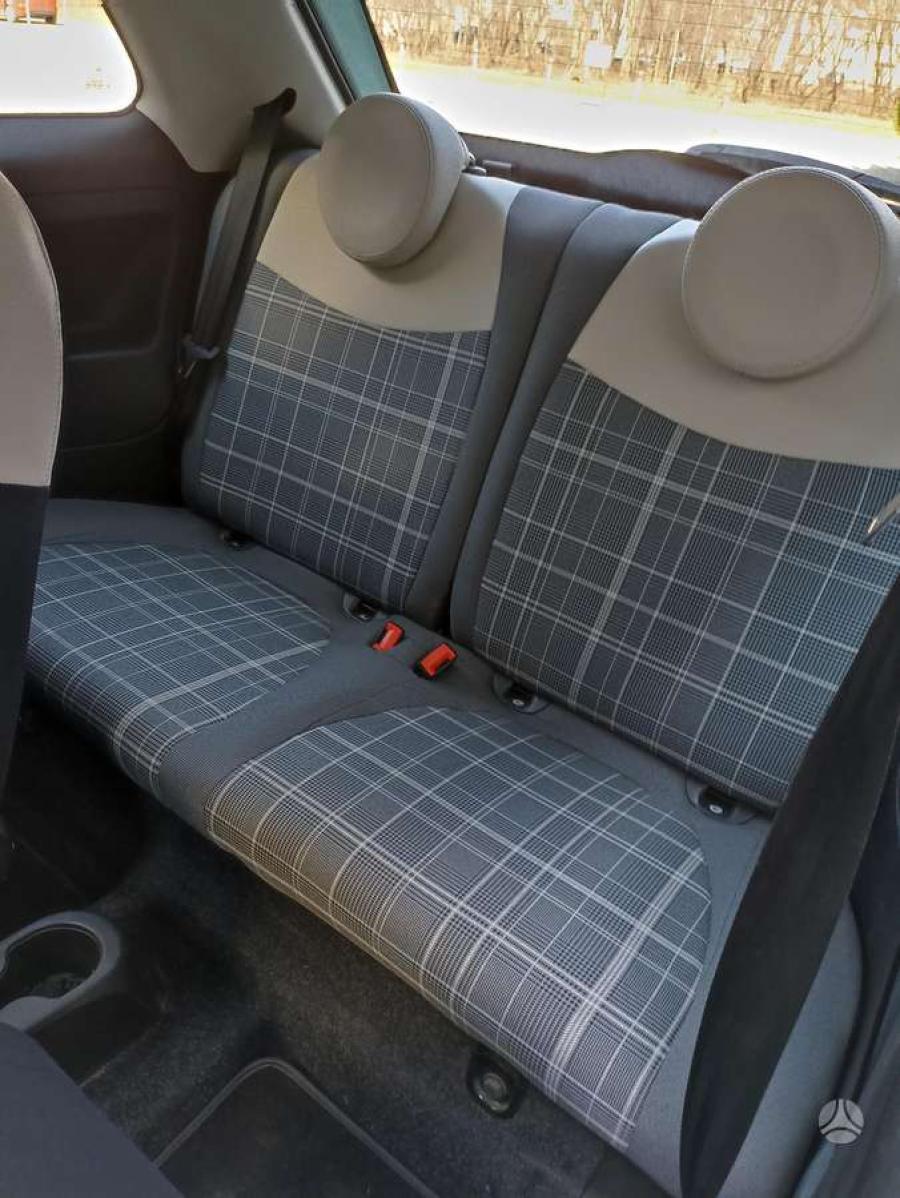 Zaļš Fiat 500 2021 Viļņa, ar dzinēja tilpumu 1.00 L un nobraukumu 71 tūkst. km par 7000 €, foto 13 vietnē AUTOMOTO.COM.LV