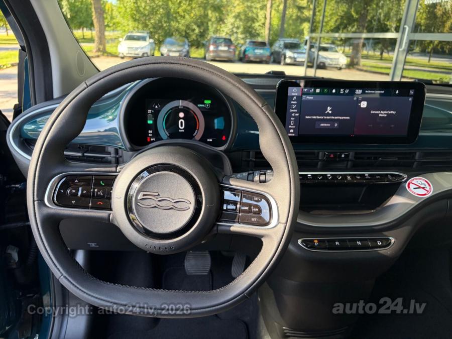 Zaļš Fiat 500 2022 Tallina, ar dzinēja tilpumu 0.00 L un nobraukumu 10 tūkst. km par 19990 €, foto 13 vietnē AUTOMOTO.COM.LV