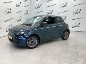 Green Fiat 500 2023 in Vilnius, with an engine capacity of 0.00 L and mileage of 3 thousand km for 14900 €, photo 1 on AUTOMOTO.COM.LV