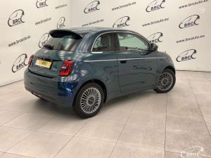 Green Fiat 500 2023 in Vilnius, with an engine capacity of 0.00 L and mileage of 3 thousand km for 14900 €, photo 4 on AUTOMOTO.COM.LV