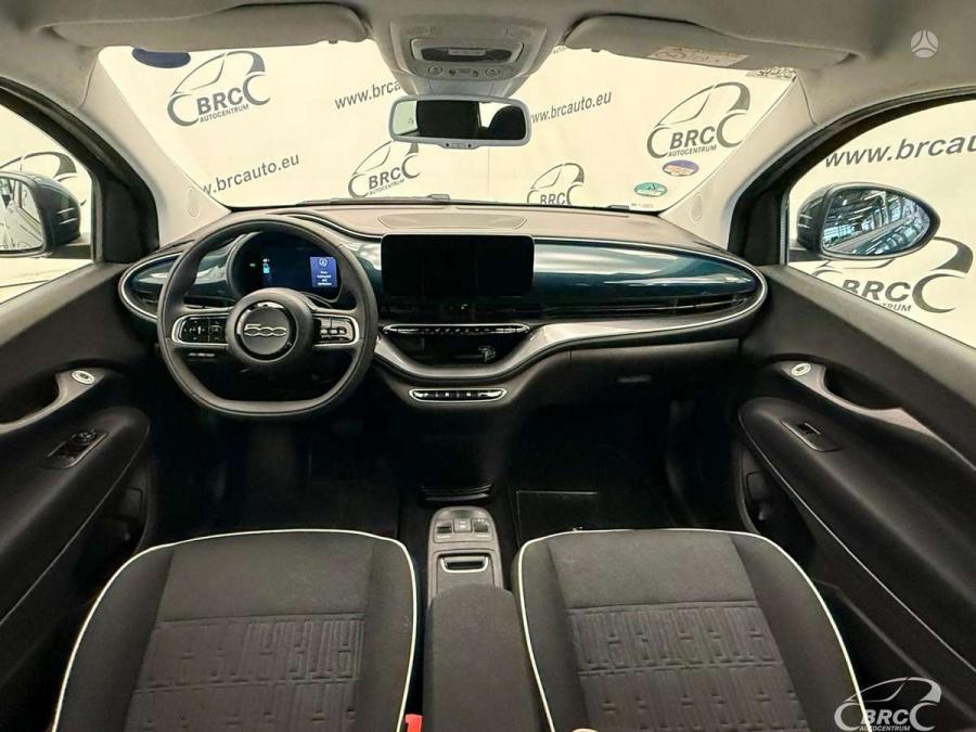 Green Fiat 500 2023 in Vilnius, with an engine capacity of 0.00 L and mileage of 3 thousand km for 14900 €, photo 5 on AUTOMOTO.COM.LV
