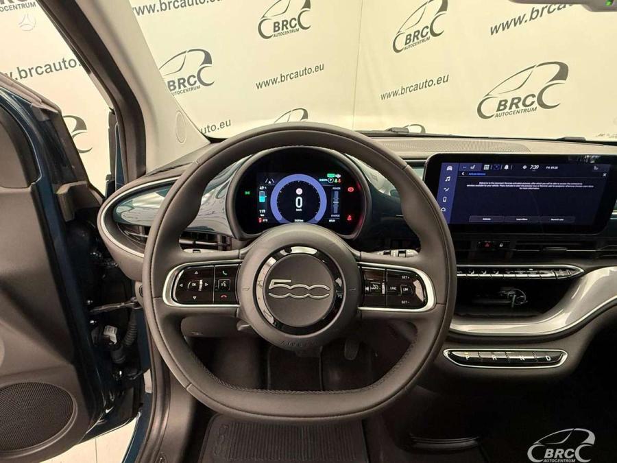 Green Fiat 500 2023 in Vilnius, with an engine capacity of 0.00 L and mileage of 3 thousand km for 14900 €, photo 20 on AUTOMOTO.COM.LV