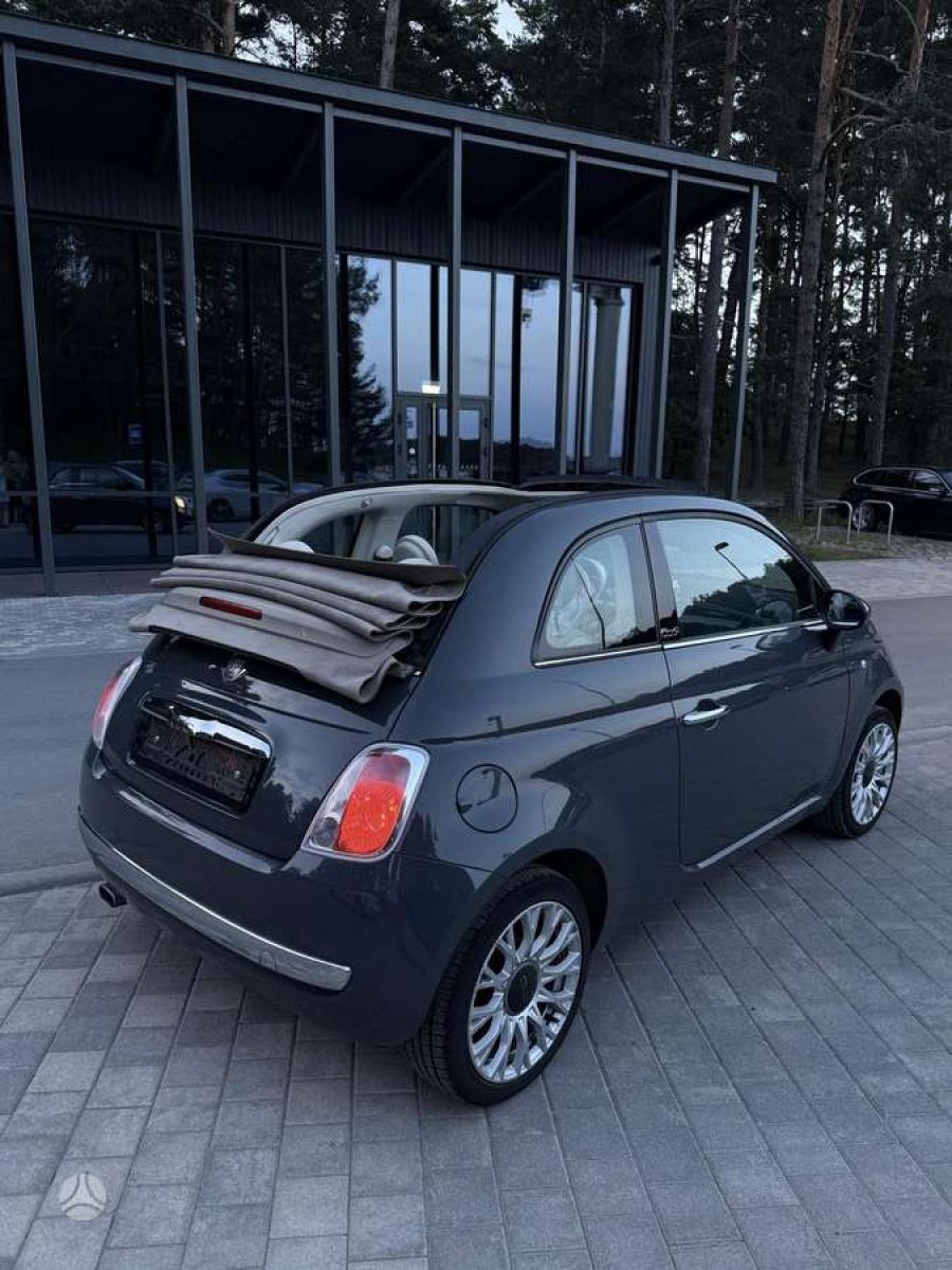 Grey Fiat 500 2011 in Kaunas, with an engine capacity of 1.24 L and mileage of 165 thousand km for 7200 €, photo 1 on AUTOMOTO.COM.LV
