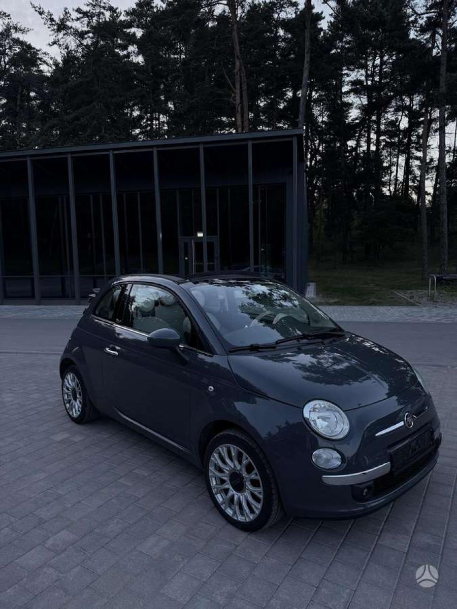 Grey Fiat 500 2011 in Kaunas, with an engine capacity of 1.24 L and mileage of 165 thousand km for 7200 €, photo 3 on AUTOMOTO.COM.LV