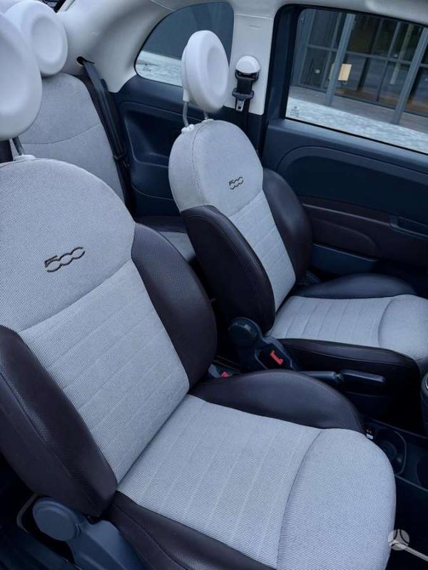 Grey Fiat 500 2011 in Kaunas, with an engine capacity of 1.24 L and mileage of 165 thousand km for 7200 €, photo 9 on AUTOMOTO.COM.LV