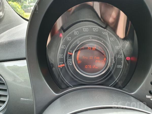 Pelēks Fiat 500 2014 Rīga, ar dzinēja tilpumu 1.30 L un nobraukumu 108 tūkst. km par 6900 €, foto 5 vietnē AUTOMOTO.COM.LV