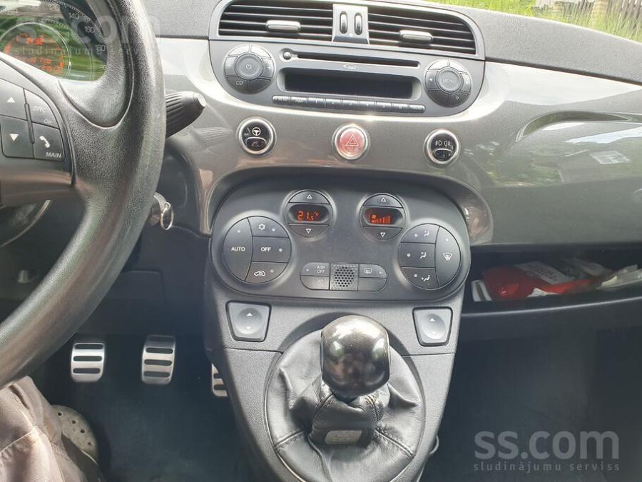 Pelēks Fiat 500 2014 Rīga, ar dzinēja tilpumu 1.30 L un nobraukumu 108 tūkst. km par 6900 €, foto 7 vietnē AUTOMOTO.COM.LV