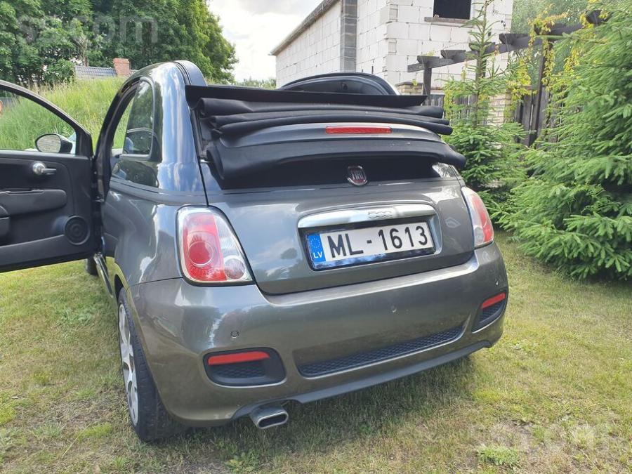 Pelēks Fiat 500 2014 Rīga, ar dzinēja tilpumu 1.30 L un nobraukumu 108 tūkst. km par 6200 €, foto 12 vietnē AUTOMOTO.COM.LV
