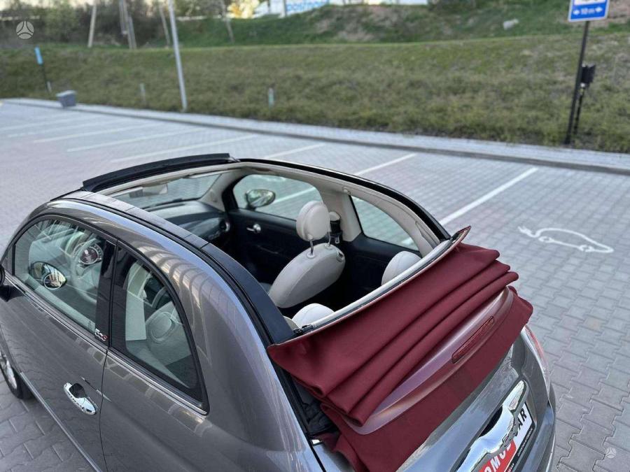 Pelēks Fiat 500 2014 Viļņa, ar dzinēja tilpumu 1.24 L un nobraukumu 146 tūkst. km par 6950 €, foto 10 vietnē AUTOMOTO.COM.LV