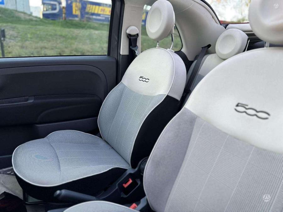 Pelēks Fiat 500 2014 Viļņa, ar dzinēja tilpumu 1.24 L un nobraukumu 146 tūkst. km par 6950 €, foto 20 vietnē AUTOMOTO.COM.LV