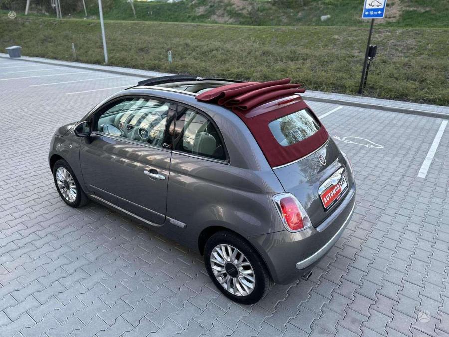 Pelēks Fiat 500 2014 Viļņa, ar dzinēja tilpumu 1.24 L un nobraukumu 146 tūkst. km par 6950 €, foto 23 vietnē AUTOMOTO.COM.LV