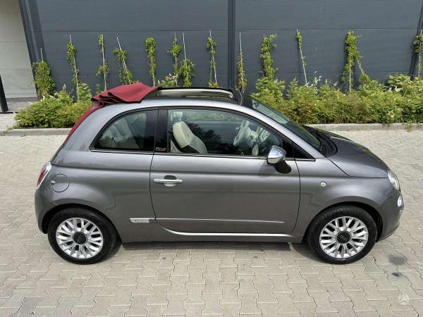 Grey Fiat 500 2014 in Vilnius, with an engine capacity of 1.24 L and mileage of 146 thousand km for 6940 €, photo 6 on AUTOMOTO.COM.LV
