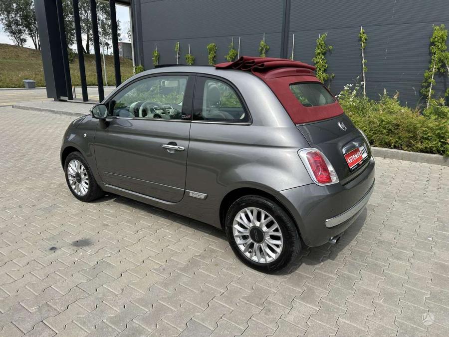 Grey Fiat 500 2014 in Vilnius, with an engine capacity of 1.24 L and mileage of 146 thousand km for 6940 €, photo 13 on AUTOMOTO.COM.LV