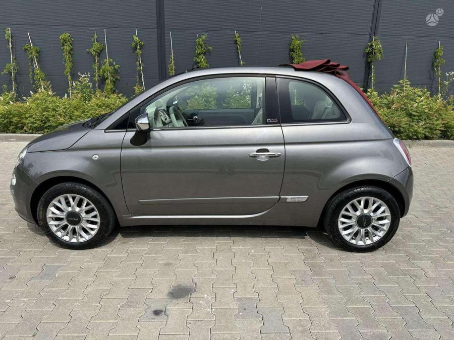 Grey Fiat 500 2014 in Vilnius, with an engine capacity of 1.24 L and mileage of 146 thousand km for 6940 €, photo 14 on AUTOMOTO.COM.LV