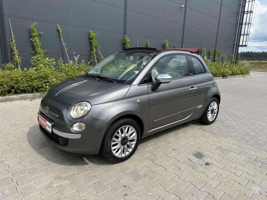 Grey Fiat 500 2014 in Vilnius, with an engine capacity of 1.24 L and mileage of 146 thousand km for 6940 €, photo 17 on AUTOMOTO.COM.LV