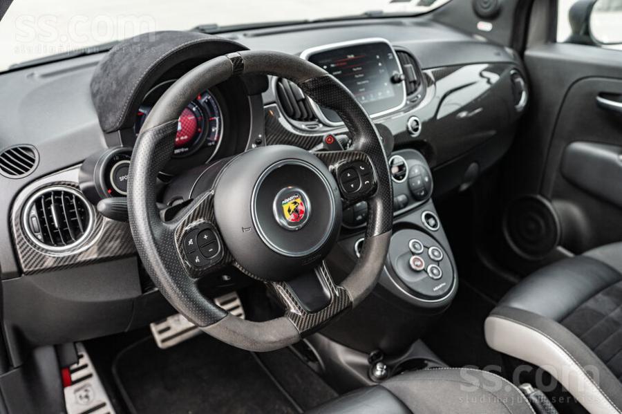 Grey Fiat 500 2018 in Gulbene, with an engine capacity of 1.40 L and mileage of 50 thousand km for 24000 €, photo 9 on AUTOMOTO.COM.LV