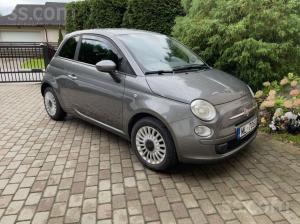 Grey Fiat 500 2010 in Riga, with an engine capacity of 1.20 L and mileage of 156 thousand km for 3200 €, photo  on AUTOMOTO.COM.LV