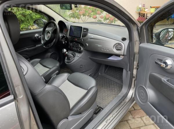 Pelēks Fiat 500 2010 Rīga, ar dzinēja tilpumu 1.20 L un nobraukumu 156 tūkst. km par 3200 €, foto 8 vietnē AUTOMOTO.COM.LV