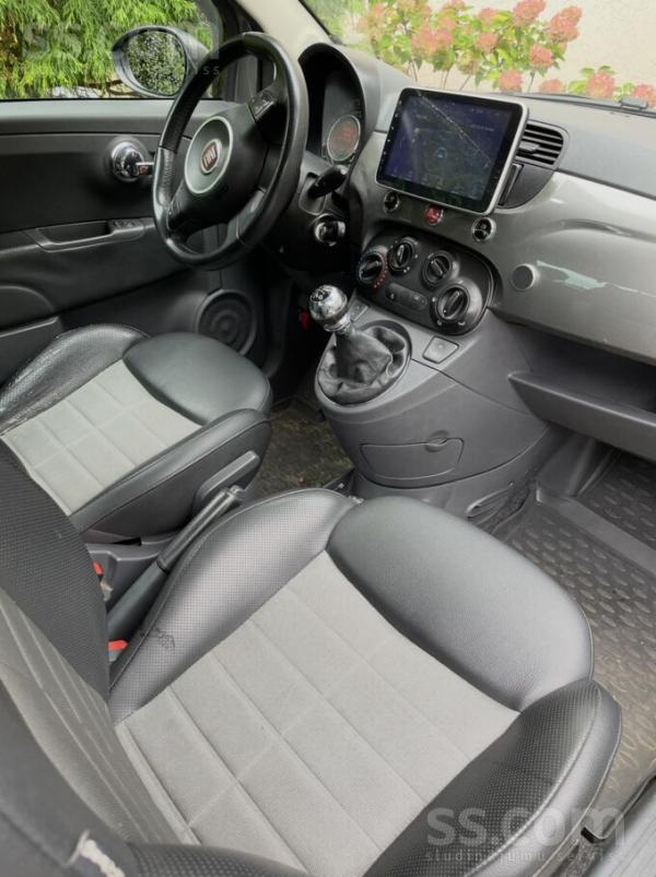 Pelēks Fiat 500 2010 Rīga, ar dzinēja tilpumu 1.20 L un nobraukumu 156 tūkst. km par 3200 €, foto 9 vietnē AUTOMOTO.COM.LV