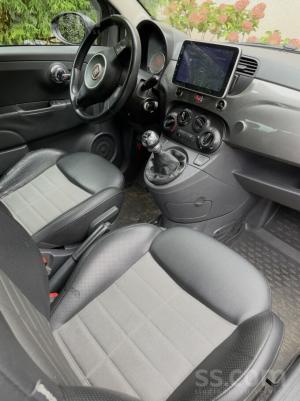 Grey Fiat 500 2010 in Riga, with an engine capacity of 1.20 L and mileage of 156 thousand km for 3200 €, photo 9 on AUTOMOTO.COM.LV
