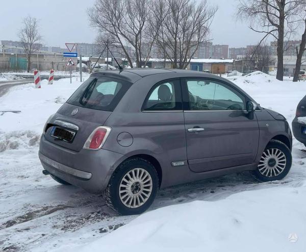 Grey Fiat 500 2012 in Klaipeda, with an engine capacity of 1.40 L and mileage of 139 thousand km for 2600 €, photo 2 on AUTOMOTO.COM.LV