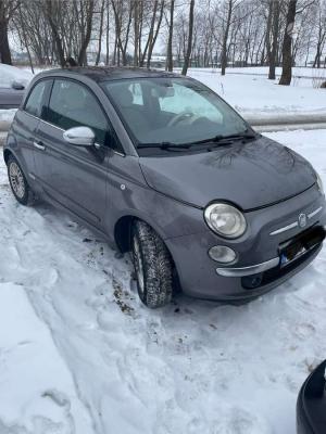 Grey Fiat 500 2012 in Klaipeda, with an engine capacity of 1.40 L and mileage of 139 thousand km for 2600 €, photo 3 on AUTOMOTO.COM.LV
