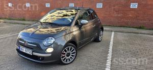 Pelēks Fiat 500 2013 Rīga, ar dzinēja tilpumu 1.20 L un nobraukumu 41 tūkst. km par 4900 €, foto  vietnē AUTOMOTO.COM.LV