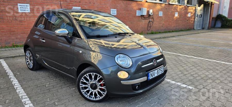 Pelēks Fiat 500 2013 Rīga, ar dzinēja tilpumu 1.20 L un nobraukumu 41 tūkst. km par 4900 €, foto 3 vietnē AUTOMOTO.COM.LV