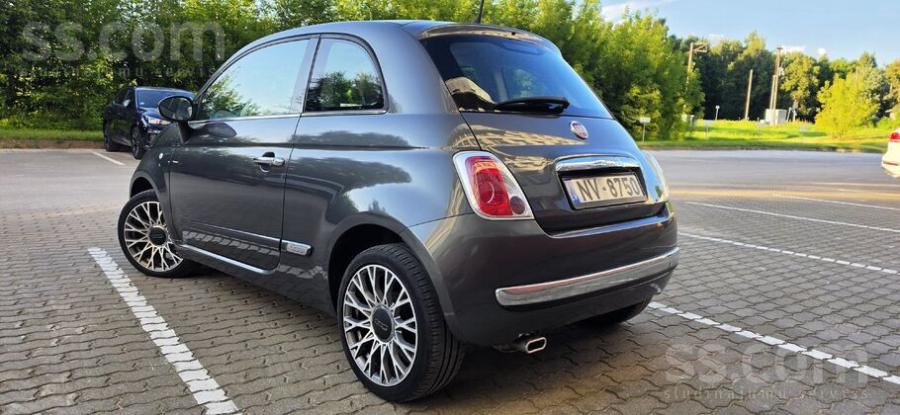 Pelēks Fiat 500 2013 Rīga, ar dzinēja tilpumu 1.20 L un nobraukumu 41 tūkst. km par 4900 €, foto 5 vietnē AUTOMOTO.COM.LV