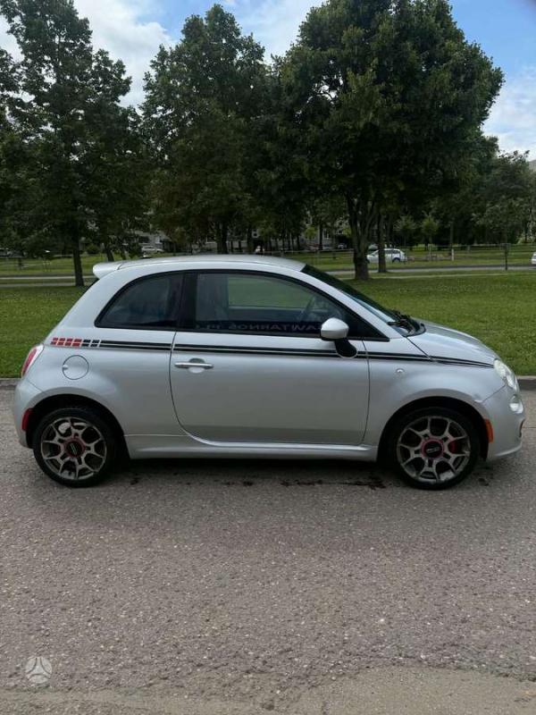 Pelēks Fiat 500 2013 Kauņa, ar dzinēja tilpumu 1.30 L un nobraukumu 183 tūkst. km par 5300 €, foto 3 vietnē AUTOMOTO.COM.LV