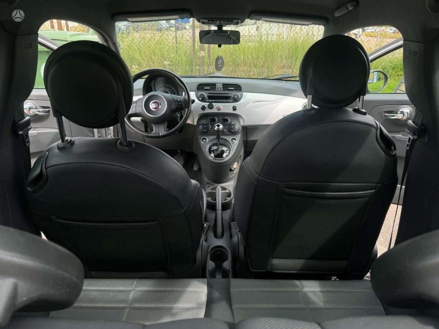 Pelēks Fiat 500 2013 Kauņa, ar dzinēja tilpumu 1.30 L un nobraukumu 183 tūkst. km par 5300 €, foto 8 vietnē AUTOMOTO.COM.LV