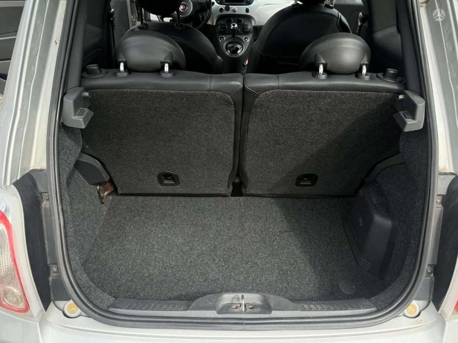 Pelēks Fiat 500 2013 Kauņa, ar dzinēja tilpumu 1.30 L un nobraukumu 183 tūkst. km par 5300 €, foto 9 vietnē AUTOMOTO.COM.LV