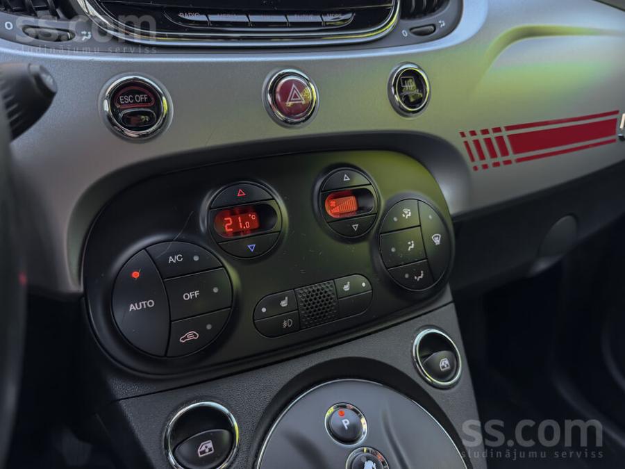 Pelēks Fiat 500 2015 Jelgava, ar dzinēja tilpumu 0.00 L un nobraukumu 108 tūkst. km par 9950 €, foto 16 vietnē AUTOMOTO.COM.LV