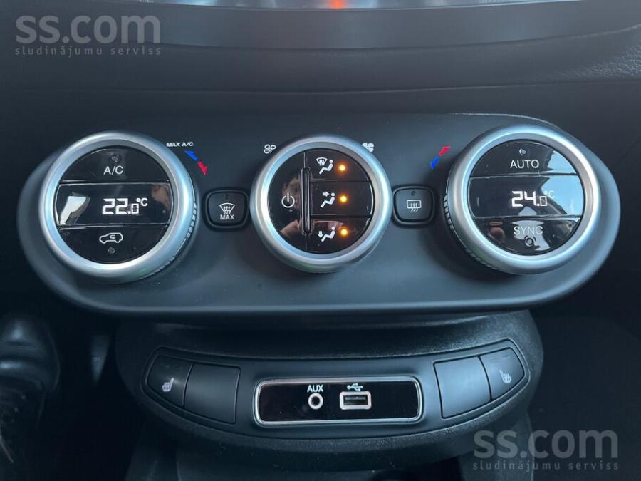 Grey Fiat 500 2017 in Riga, with an engine capacity of 1.40 L and mileage of 86 thousand km for 10490 €, photo 16 on AUTOMOTO.COM.LV