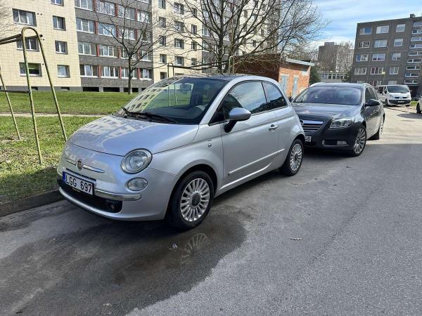Grey Fiat 500 2007 in Klaipeda, with an engine capacity of 1.25 L and mileage of 155 thousand km for 2700 €, photo 4 on AUTOMOTO.COM.LV