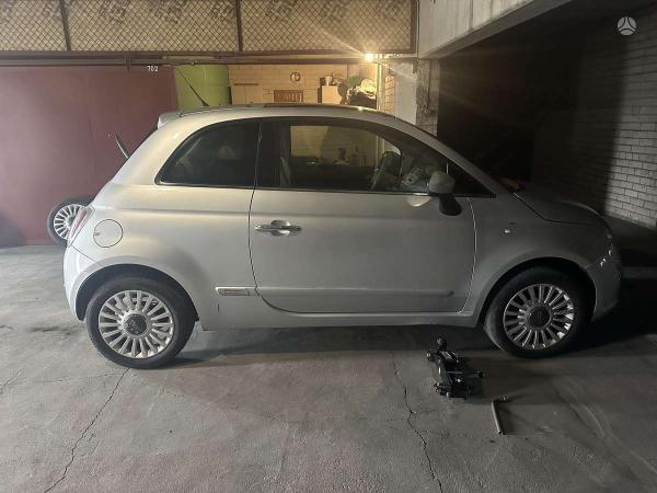 Grey Fiat 500 2007 in Klaipeda, with an engine capacity of 1.25 L and mileage of 155 thousand km for 2700 €, photo 5 on AUTOMOTO.COM.LV
